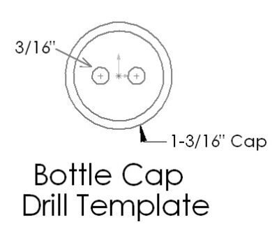 Bottle Cap Drill Template | Blackstone Laboratories